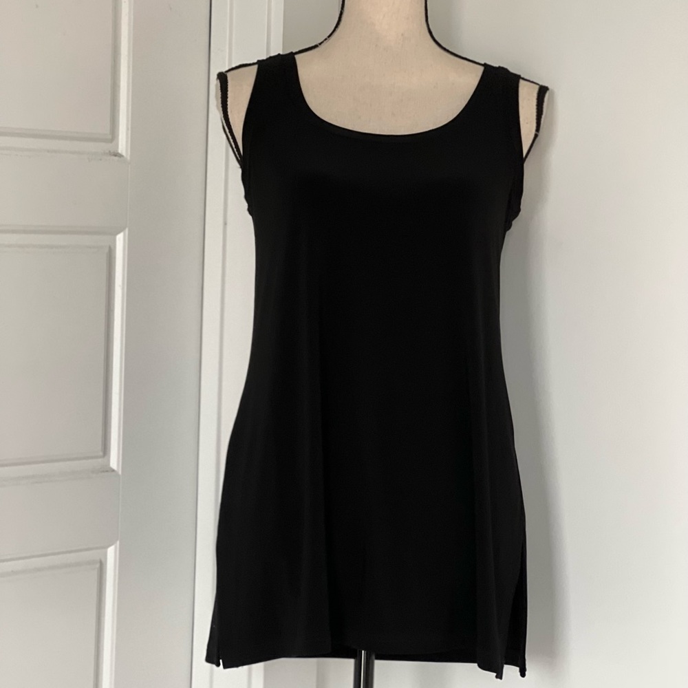 Sympli Black Tank Top - Gem